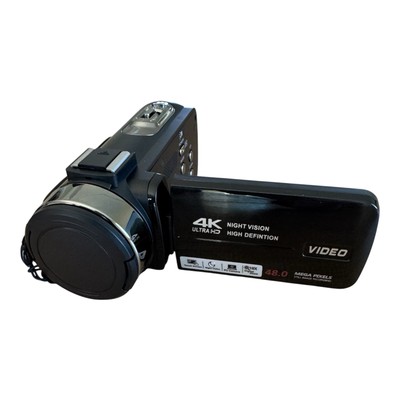 Video Camera Camcorder 4K 48MP 30FPS with IR Night Vision,18X Zoom 32GB ...