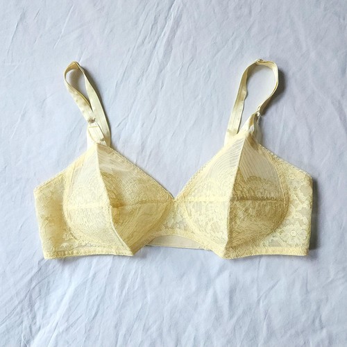1950s Bullet Bra: 36B Yellow Lace Hollywood Vassarette Torpedo Bra | eBay