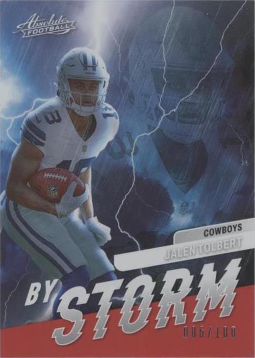 2022 Panini Absolute - By Storm Jalen Tolbert #BST-19 Spectrum Red /100 ...