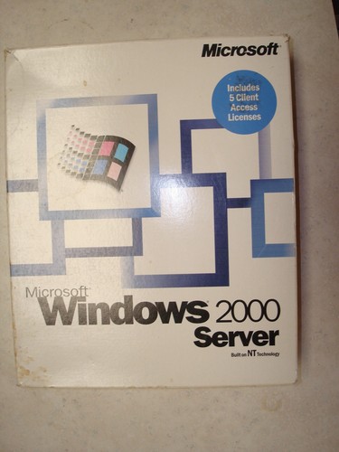 MICROSOFT Windows 2000 Server w/5 Client Access License USED | eBay