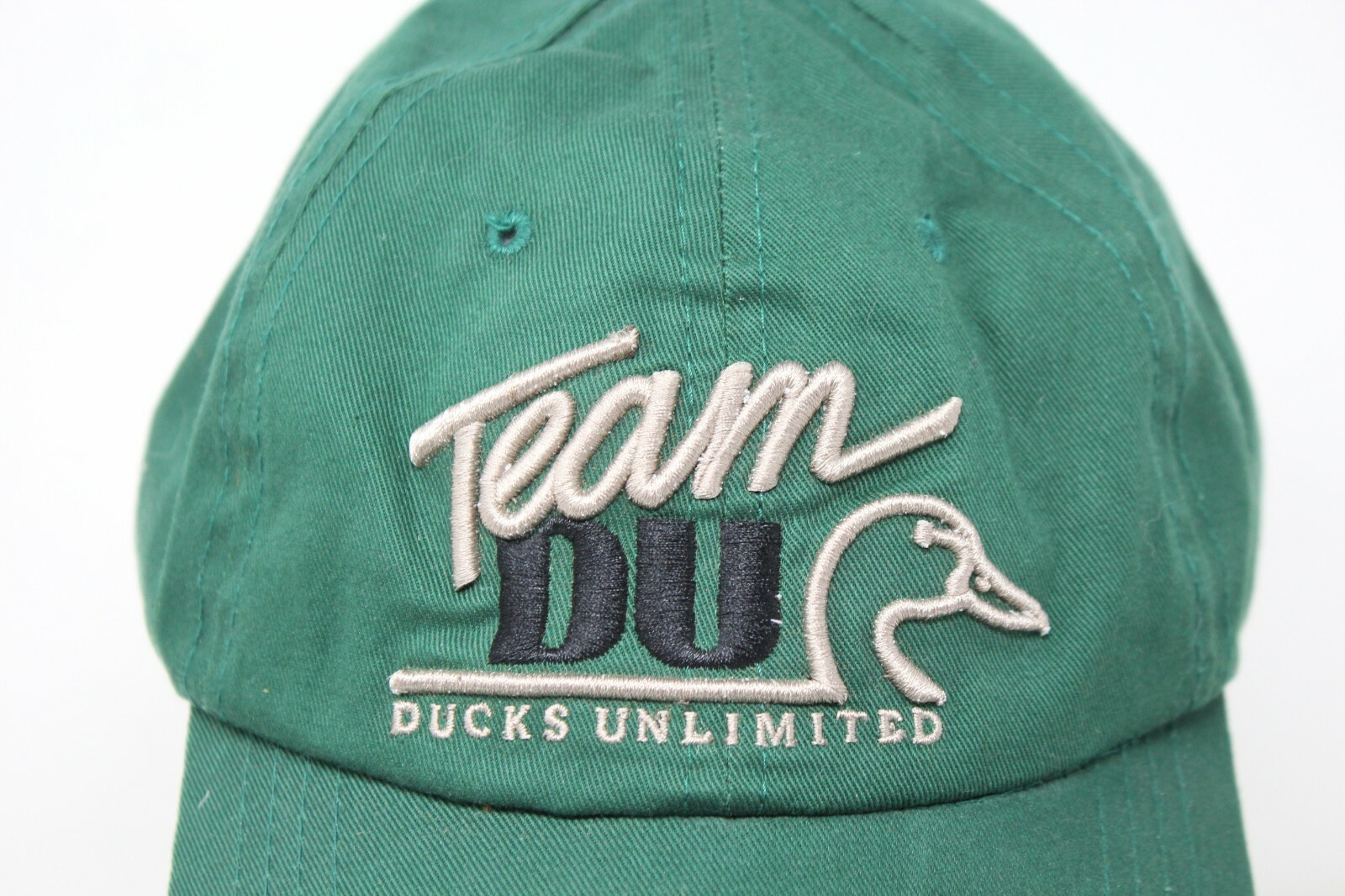 Team DU DUCKS UNLIMITED, Strap-back Baseball Cap, Gre… - Gem