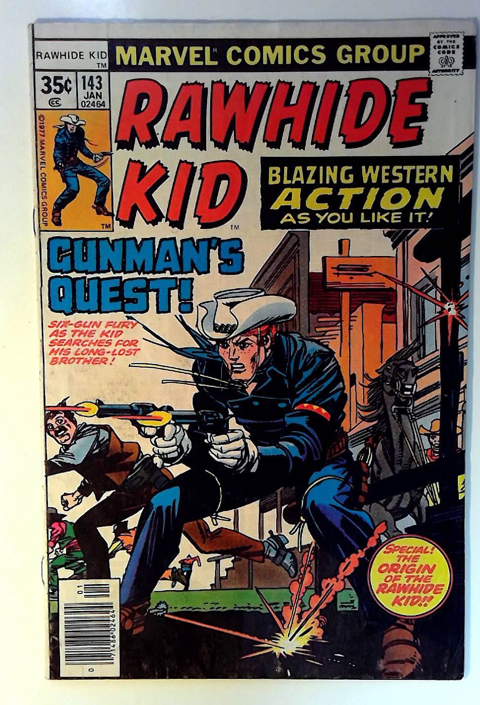 The Rawhide Kid #143 Marvel Comics (1978) FN 1st Print Comic Book | eBay