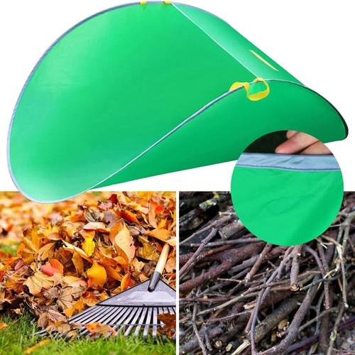 Leaf Pick Up Tools Leaf Collection Bag Foldable Leaf Collector Dustpan ...