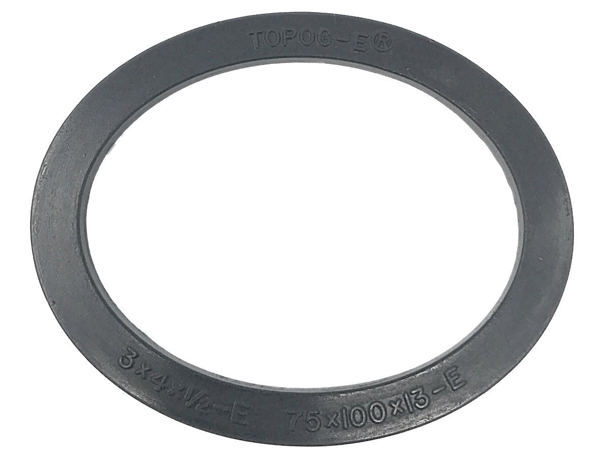 Topog-E 3 X 4 X 1/2 E (Elliptical) Hand Hole Gasket 3X4X12E For Fulton ...