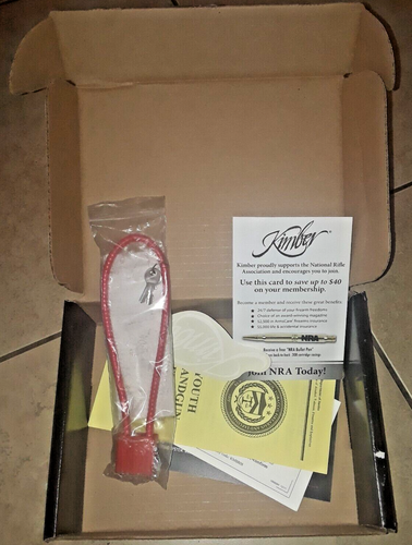 Kimber Micro 380 Pistol Case and EMPTY Factory Box w/ Gun Lock | eBay