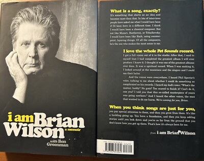 BRIAN WILSON: I Am Brian Wilson, A Memoir; 2016 HC Book Free Shipping ...