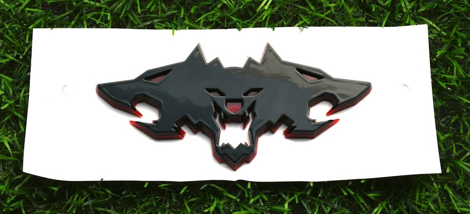 Wolf Pack Emblem 3D Logo Car Badge Decal Sticker for Truck Motorcycles ...