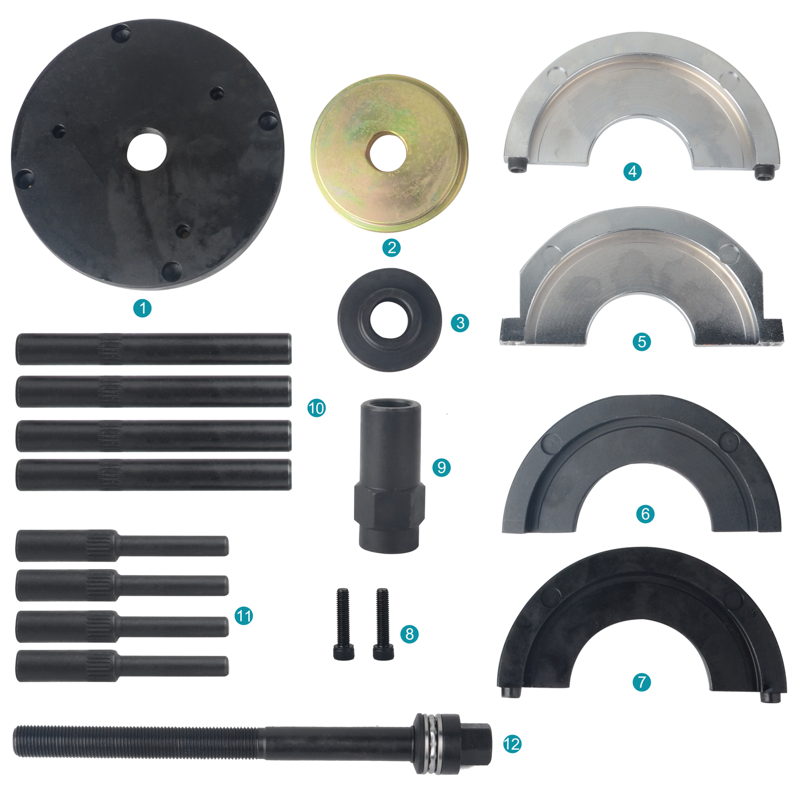 UK 82Mm Wheel Hub Bearing Removal Installation Tool Kit Bearing Remover ...