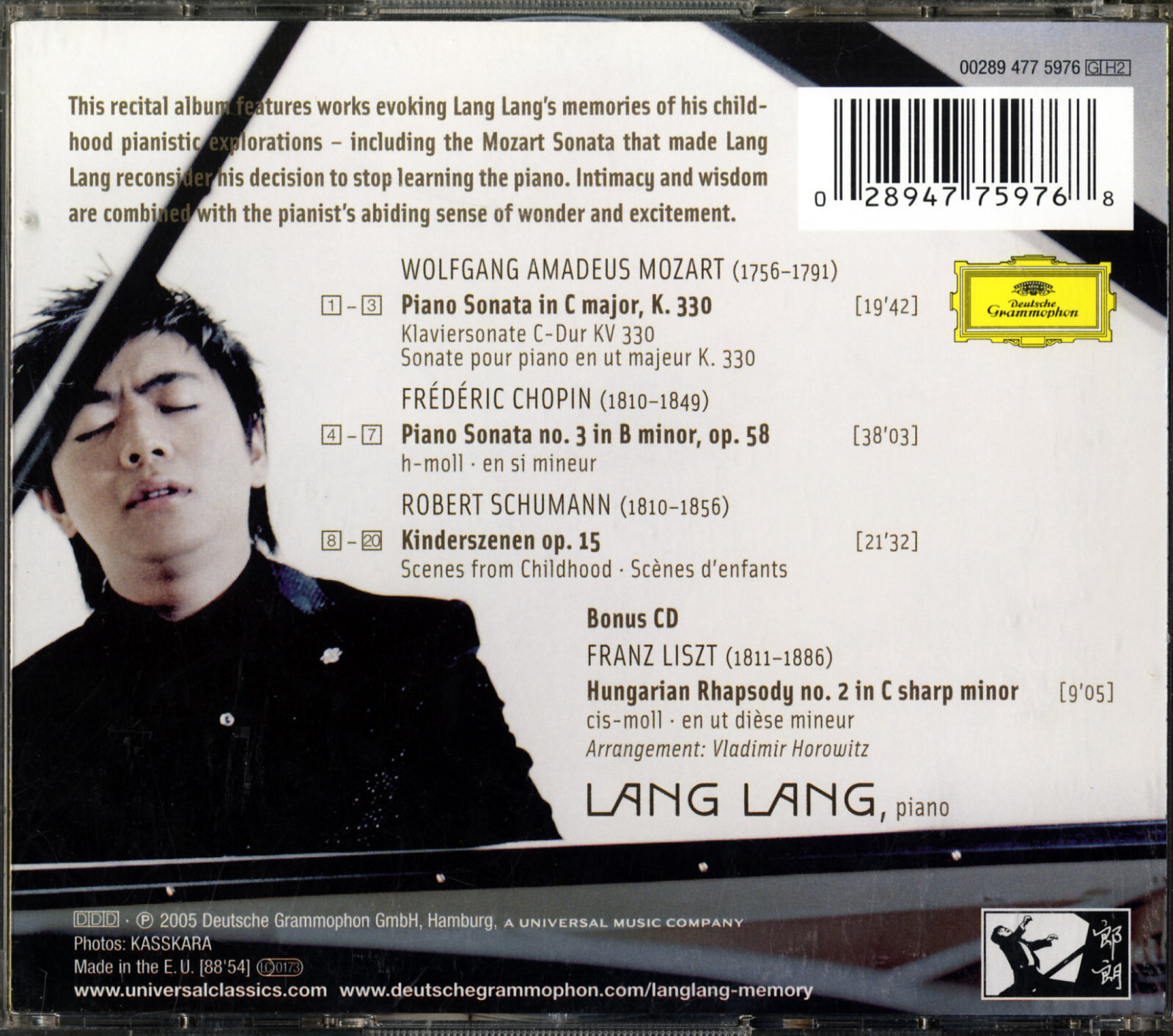 Lang Lang - Memory - 2 CDs - sehr gut 28947759768 | eBay.de