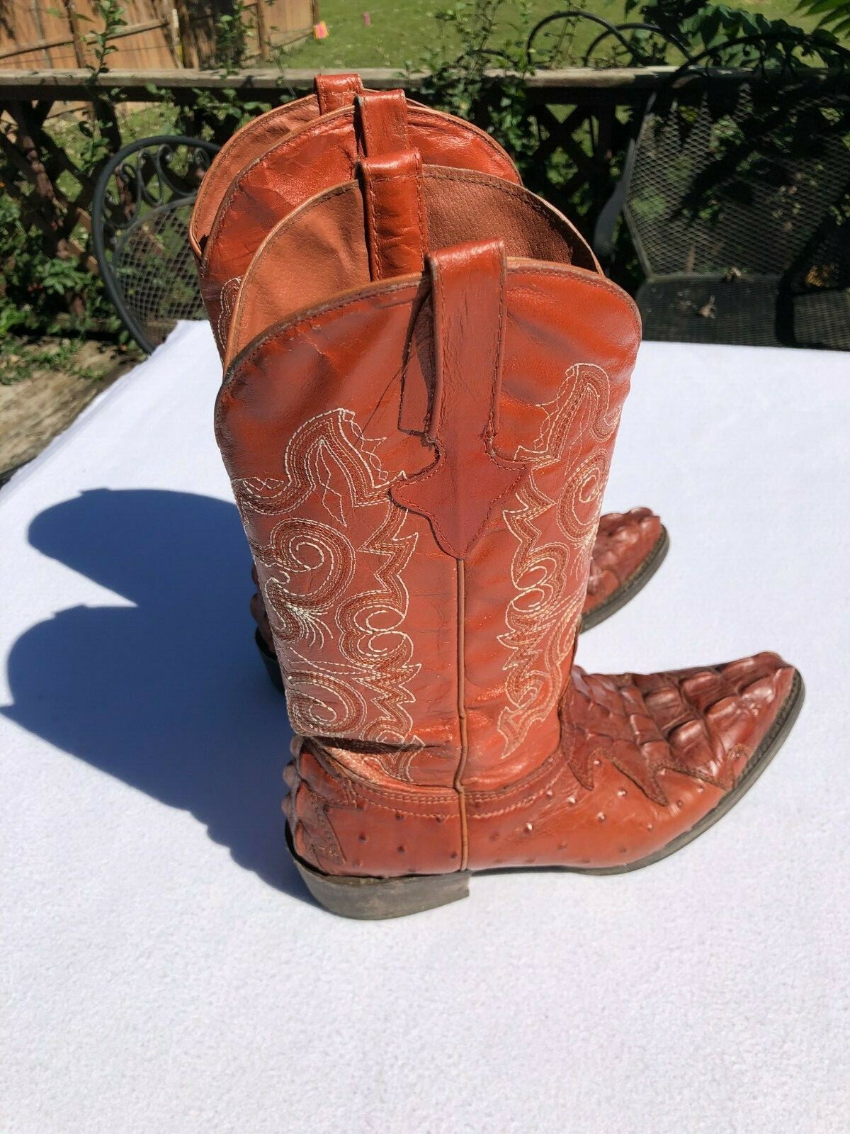 MENS TEXAS LEGACY COWBOY WESTERN BOOTS SIZE 8.5 Handm… - Gem