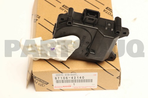 8710642140 Genuine Toyota SERVO SUB-ASSY, DAMPER(FOR RECIRCULATION ...