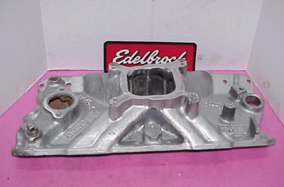 Vintage Edelbrock #2725 Torker Aluminum Intake Manifold SB Chevy | eBay