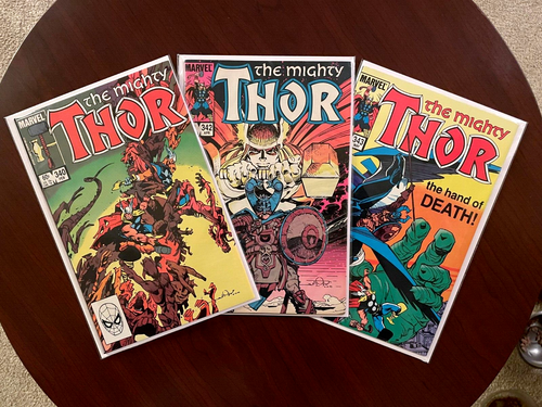 Thor #340 #342 #343 (Marvel 1984) Beta Ray Bill Walt Simonson Copper ...