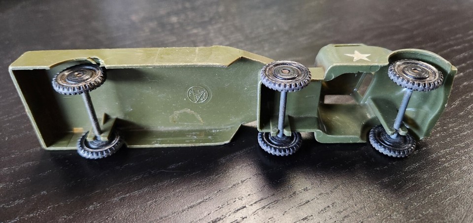 1950's Pyro Plastic WW2 US Army Military Tractor Trailer Truck Vintage ...