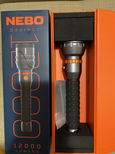 NEBO DAVINCI (NEB-FLT-1070) 12,000 Lumen Flashlight 2x Zoom RC MAGDIAL ...