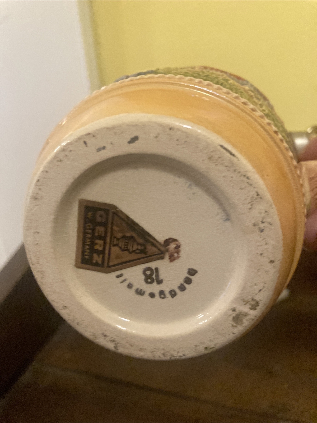 GERZ Original Gerzit Beer Stein Lidded - W. Germany With Groping Great Cond | eBay