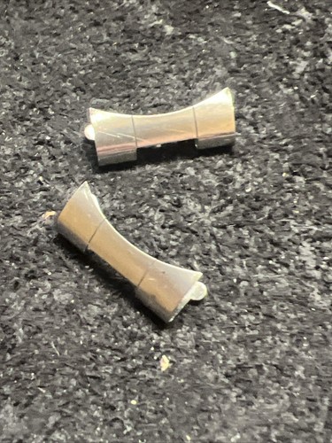 Vintage Authentic Rare Rolex Submariner Tudor Sub End Pieces Stainless ...