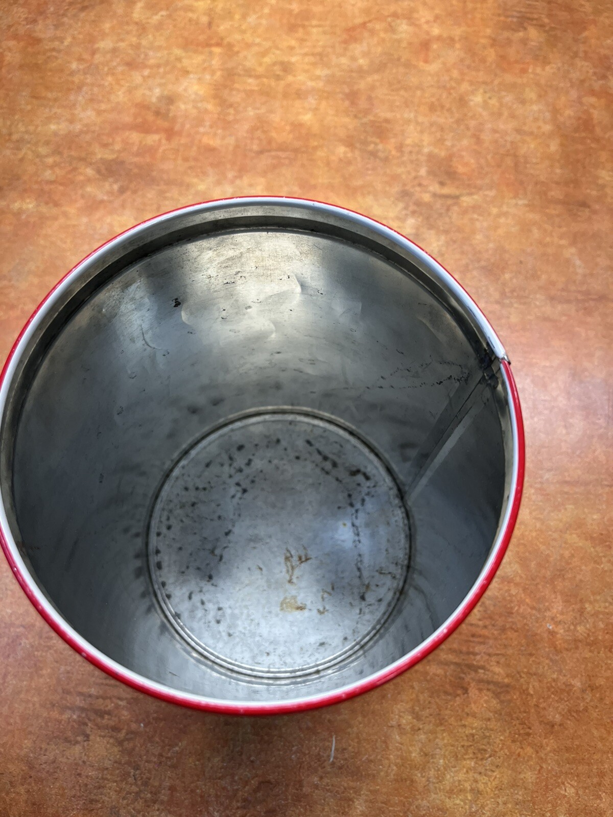 Vintage 1991 NBA Chicago Bulls P&K Product Metal Tin Waste Trash Basket ...