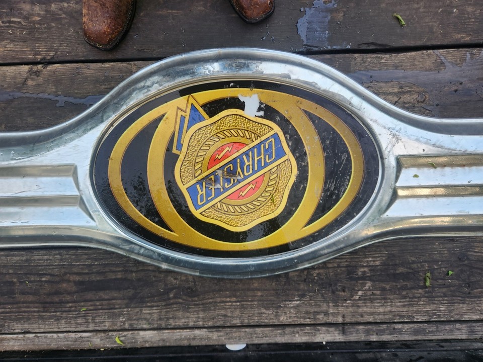 Vintage Large 12' Chrysler Dealership Sign Rare Mopar Dodge Old Logo ...