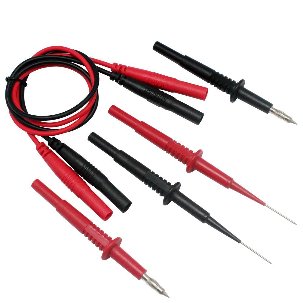 Aidetek Sharp Stainless Steel Needle Tipped Tip Multimeter Probes sets ...