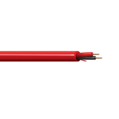 1000' Belden 5320UL 18 AWG 2C Riser-FPLR Fire Alarm Cable Red PVC ...