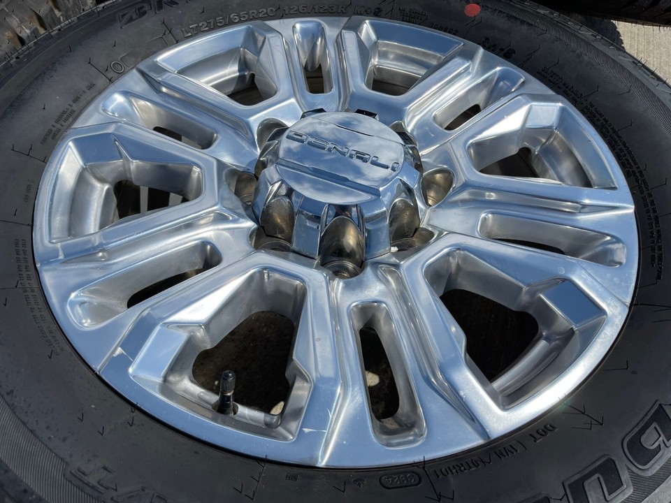 20" GMC Sierra Denali 2500 3500 OEM 5957 wheels rims tires 2022 2023 ...