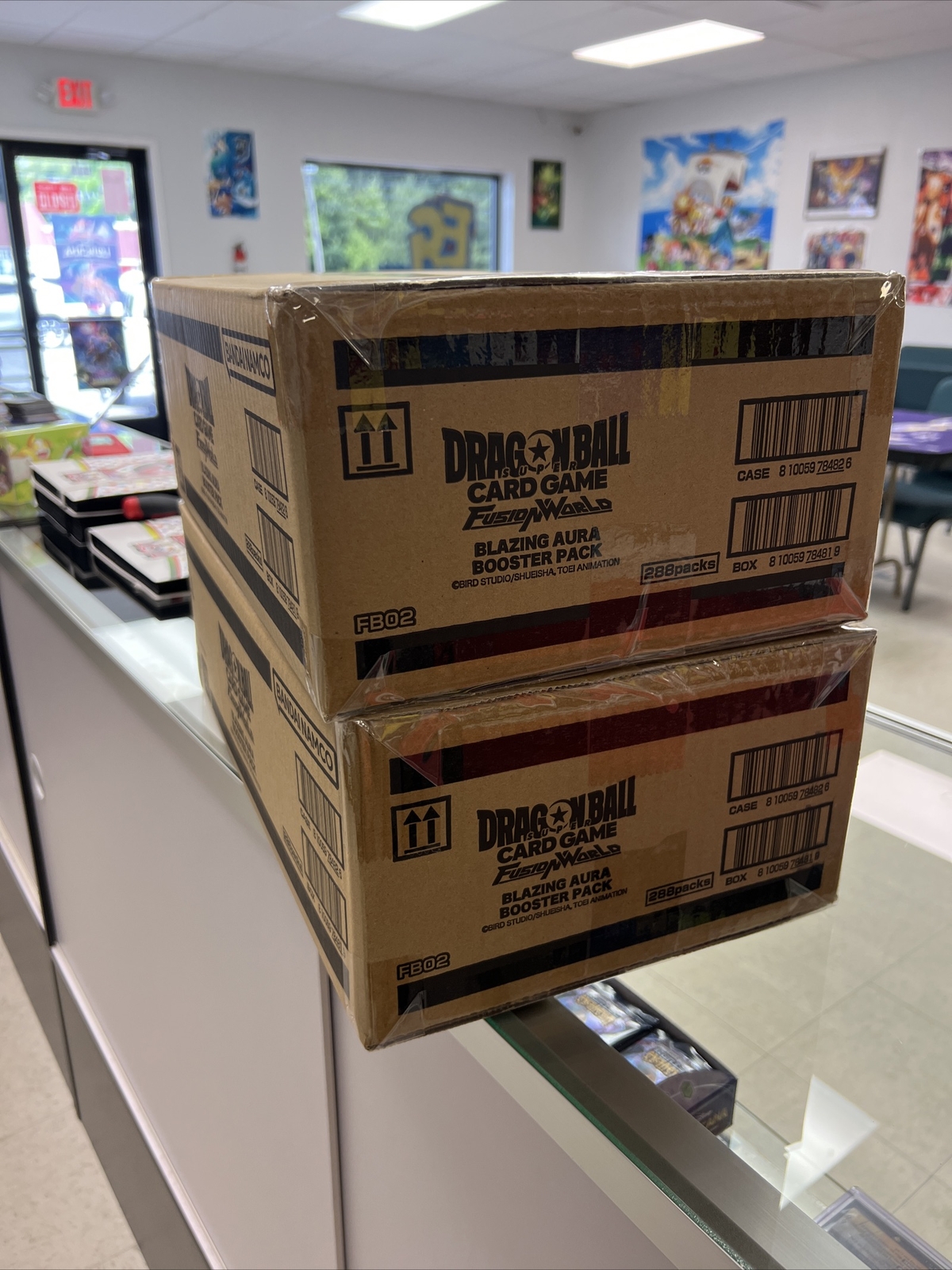 DRAGON BALL SUPER Case 12x Box FUSION WORLD FB02 FB-02 Blazing Aura ...