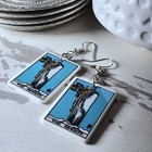 Mystical Tarot Card The Hermit Oracle Archetype Lightweight Earrings | eBay