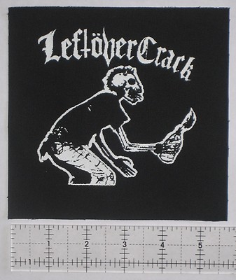 LEFTOVER CRACK Patch DIY Punk Crust MDC Oi Polloi Operation Ivy Filth ...