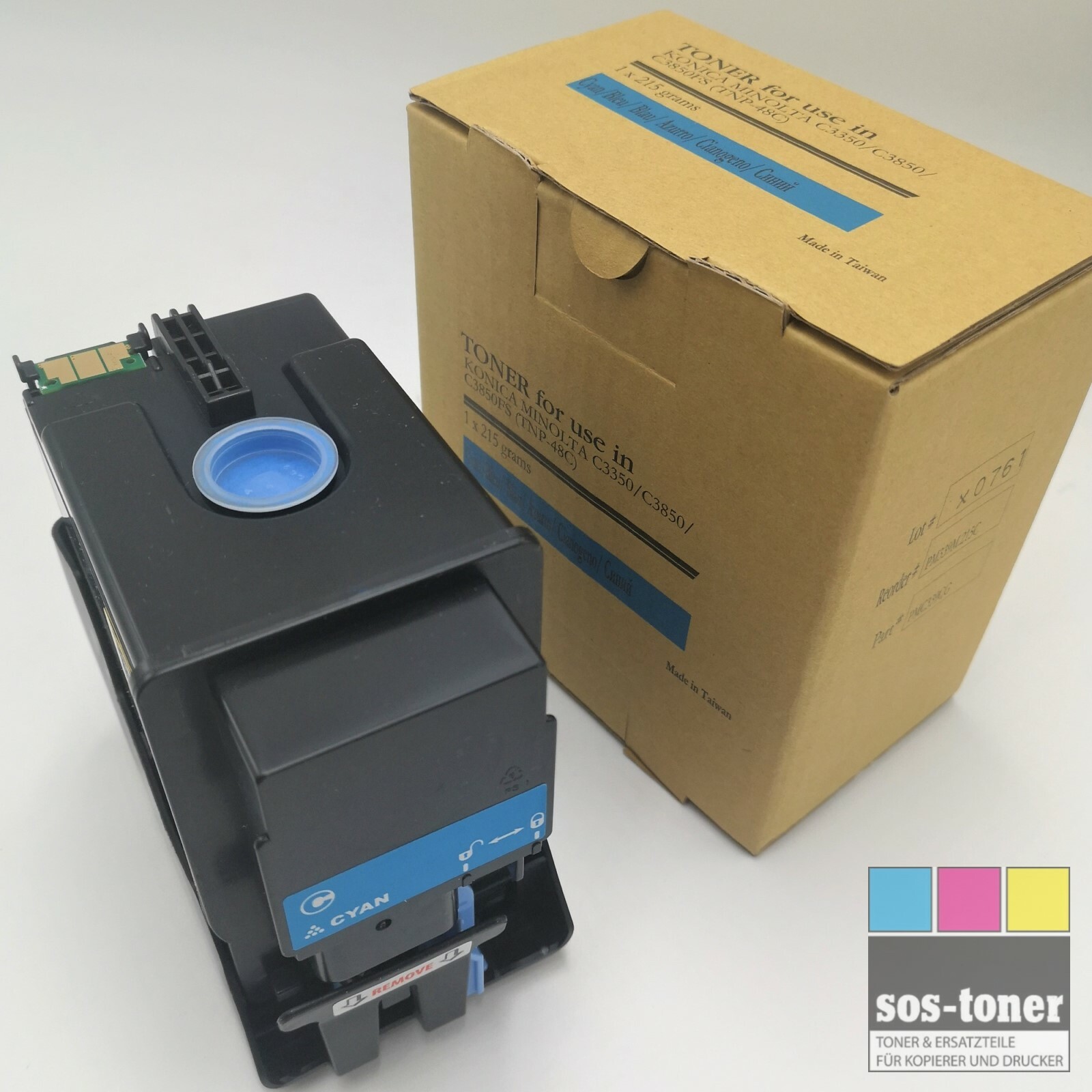 Toner Cyan für Olivetti d-Color MF3300, MF3301, kompatibel zu B1101 ...