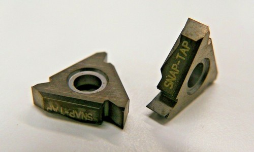 9 PIECES, SECO/SNAP-TAP, 16NR AG60-G1 S25M (P30) CARBIDE INSERTS H106 ...