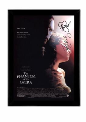 PHANTOM OF THE OPERA SIGNED & FRAMED PHOTO POSTER 12" X 8" A4 Gerard ...