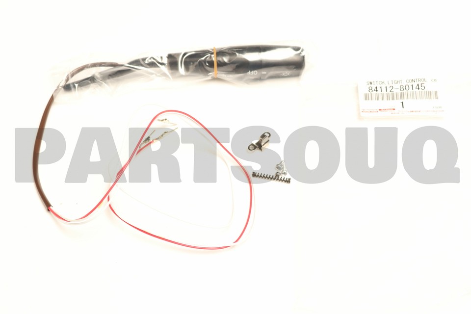 8411280145 Genuine Toyota SWITCH ASSY, LIGHT CONTROL, NO.1 84112-80145 ...