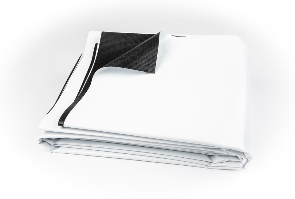 16' x 60' Vinyl Tarp 11 Mil 9 oz Unprinted Billboard - Cover Hay Roof ...