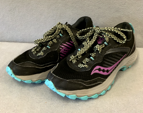 Saucony Excursion TR15 Womens Size 6.5 Black Trail Hiking Running Shoes ...