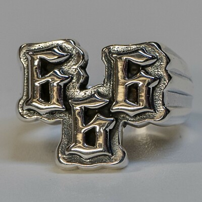666 Ring 925 silver Biker Rock Metal Motorcycle Club Outlaw Devils. | eBay