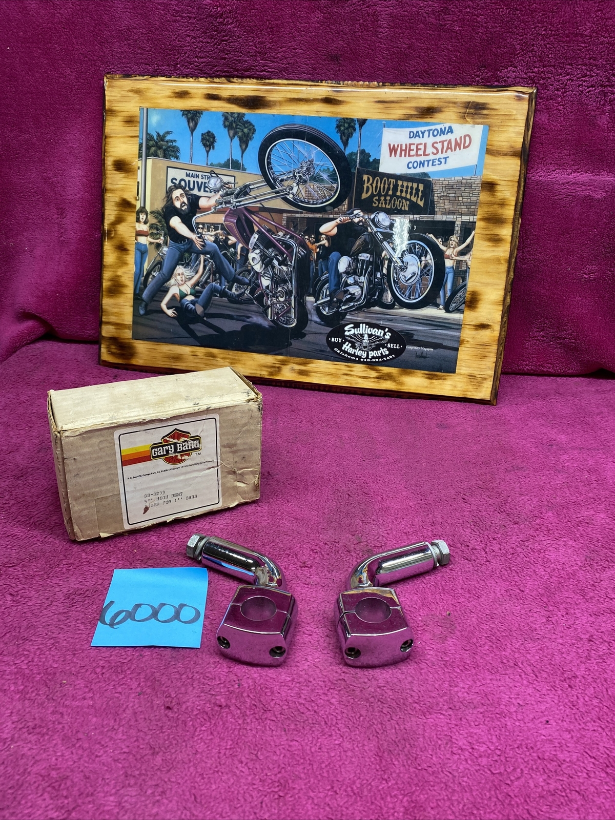 Harley Chopper Vintage Springer Glide Handle Bar Riser Risers Aee Sb&f ...