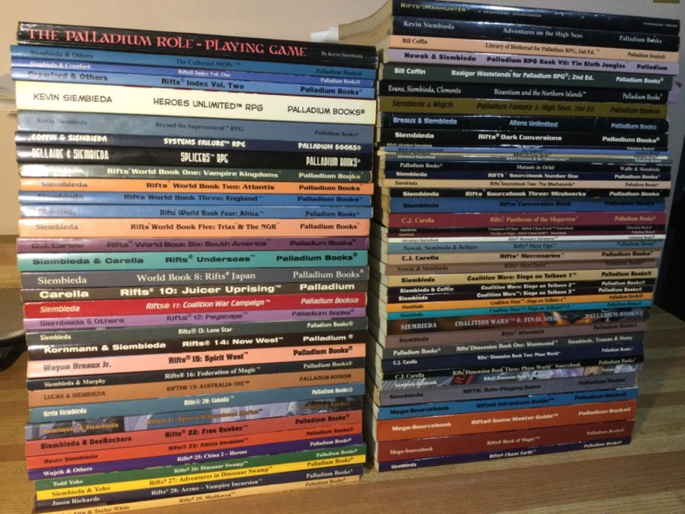 Palladium RPG Books - TMNT, Heroes Unlimited, Fantasy, Rifts (Pick ...