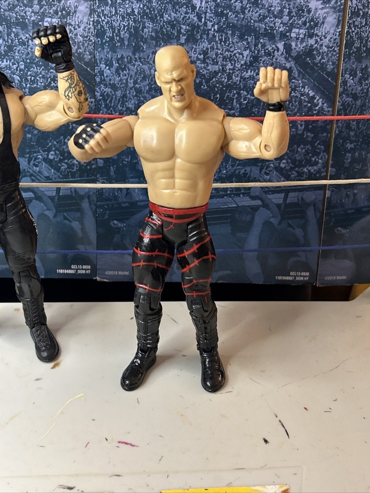 WWF WWE Jakks Lot Undertaker Kane TTL BCA Ruthless Aggression Titan ...