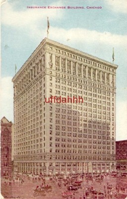 INSURANCE EXCHANGE BUILDING CHICAGO, IL 1915 | eBay