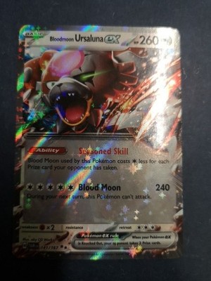 Bloodmoon Ursaluna EX 141/167 SV Twilight Masquerade Double Rare ...