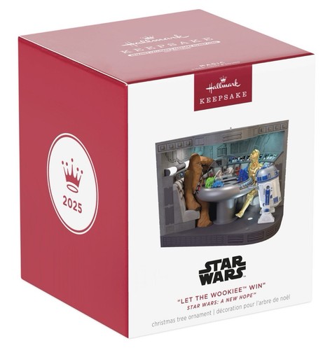 New🌟 HALLMARK KEEPSAKE 2025 ORNAMENT STAR WARS LET THE WOOKIEE WIN ...