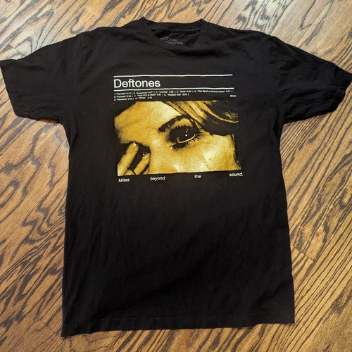 Deftones Miles Beyond the Sound Ohms SHIRT (Large) Alt Metal Post Rock Shoegaze | eBay