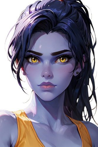 Widowmaker Overwatch Portrait Vinyl Car Decal Sticker 7" Weatherproof ...