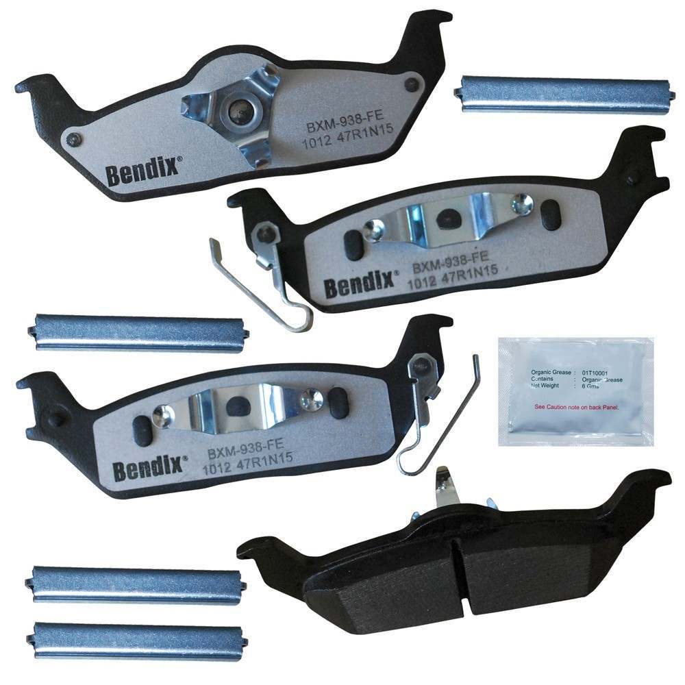 Disc Brake Pad Set-Fleet MetLok Disc Brake Pad Bendix MKD1012FM for ...