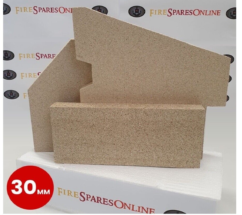 Fire Brick Replacement 260mm x 180mm x 30mm DIY you cut to size | eBay UK