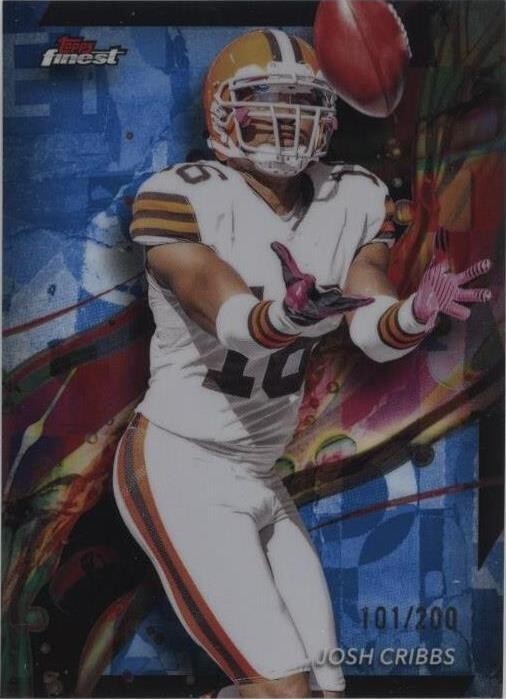 2024 Topps Finest - Common Josh Cribbs #17 Blue Refractor /200 for sale ...