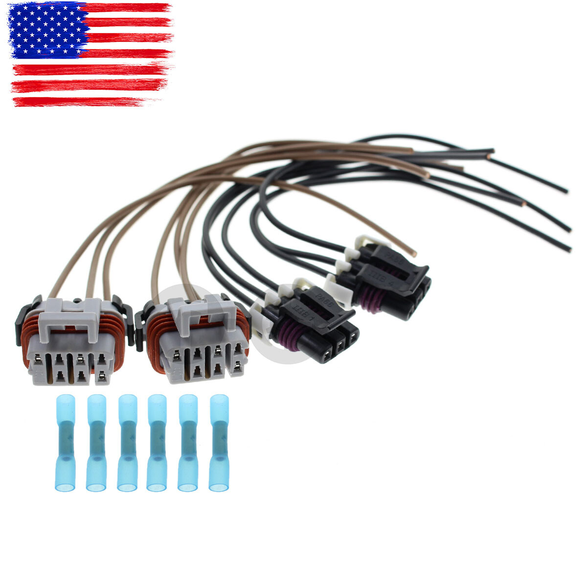 Pigtail Headlight&Turn Signal Harness Plug Connector For 2005-2014 ...
