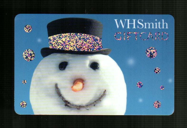 WHSMITH ( UK ) Snowman ( 2011 ) Holographic Gift Card ( $0 ) | eBay