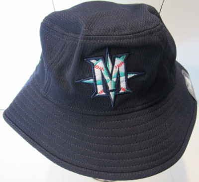 MLB On Field Seattle Mariners BP20 Bucket Hat Navy Blue OSFM | eBay